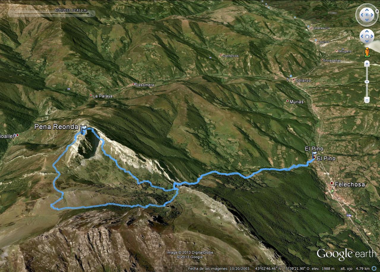 Camudando'l camín: El Pino (Ayer) - Pena Reonda