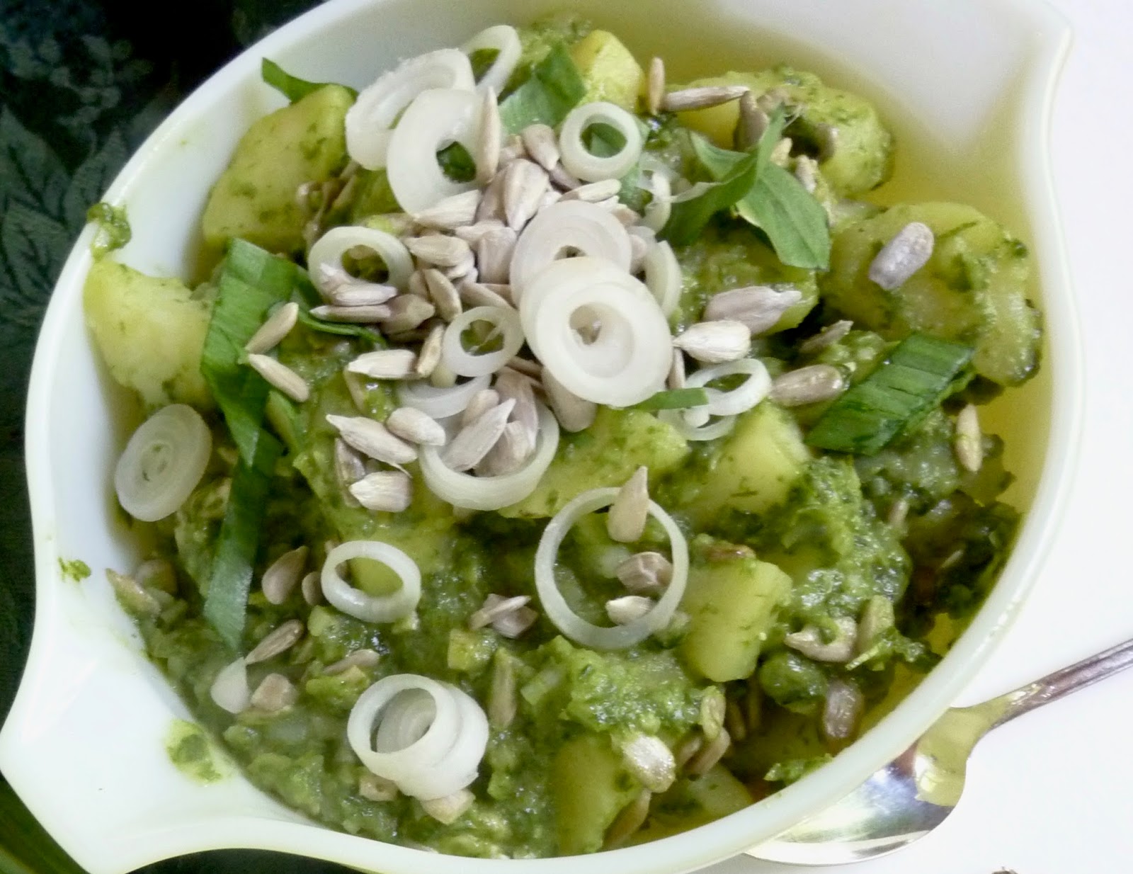 Ramp Sunflower Seed Potato Salad – Diary of a Mad Hausfrau