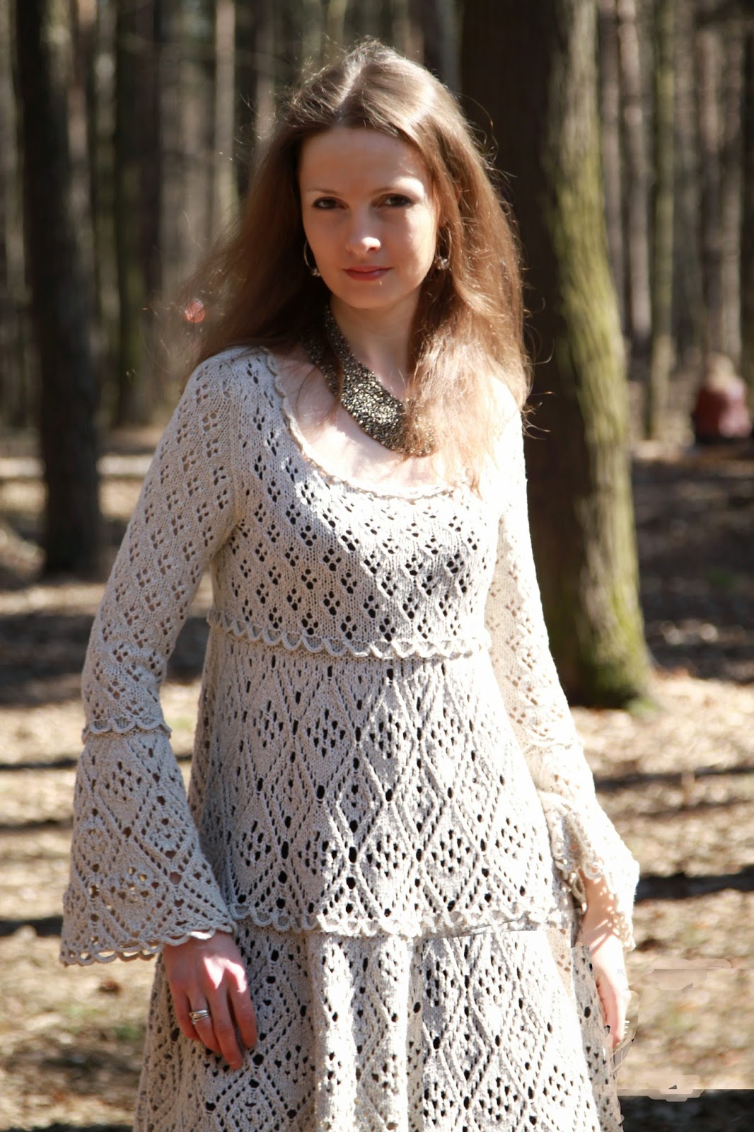 Irina: Lace Dress. Patterns.