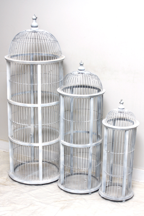 VISUALLY CREATIVE Wedding & Event Styling: Large Antique White Bird ...