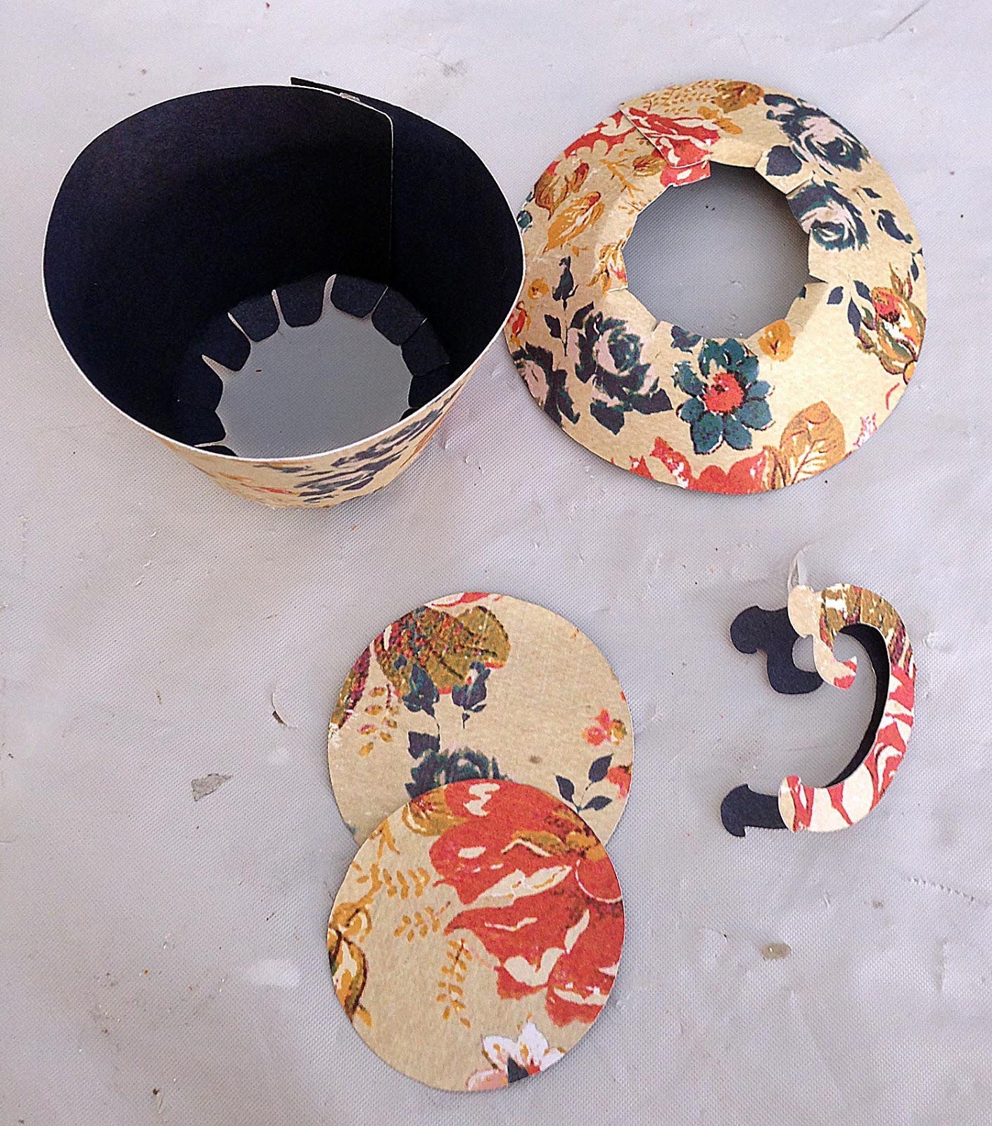 LEPcrafts: Tutorial: Paper Teacups Filled with Flowers...Makes a Cute ...