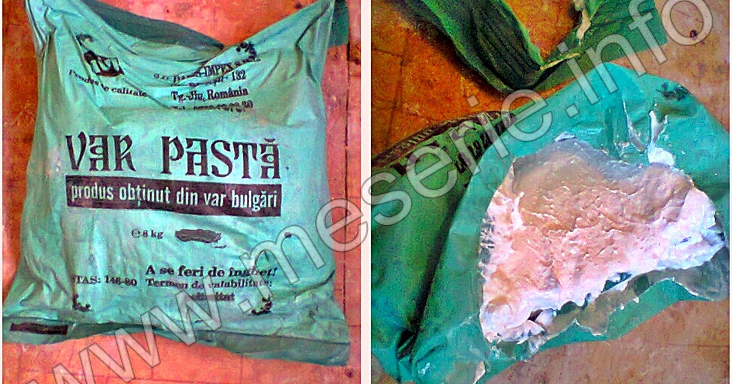 Preparare var pasta pentru varuit