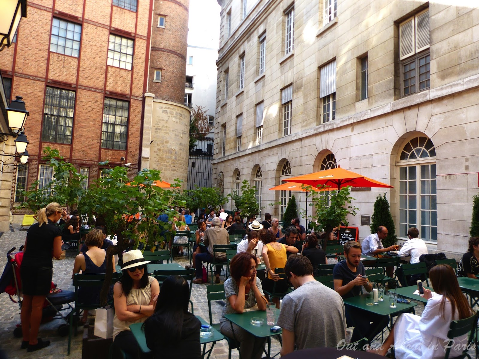 Hidden Paris! Café Cour - an Ephemeral Café in a Secret Courtyard.