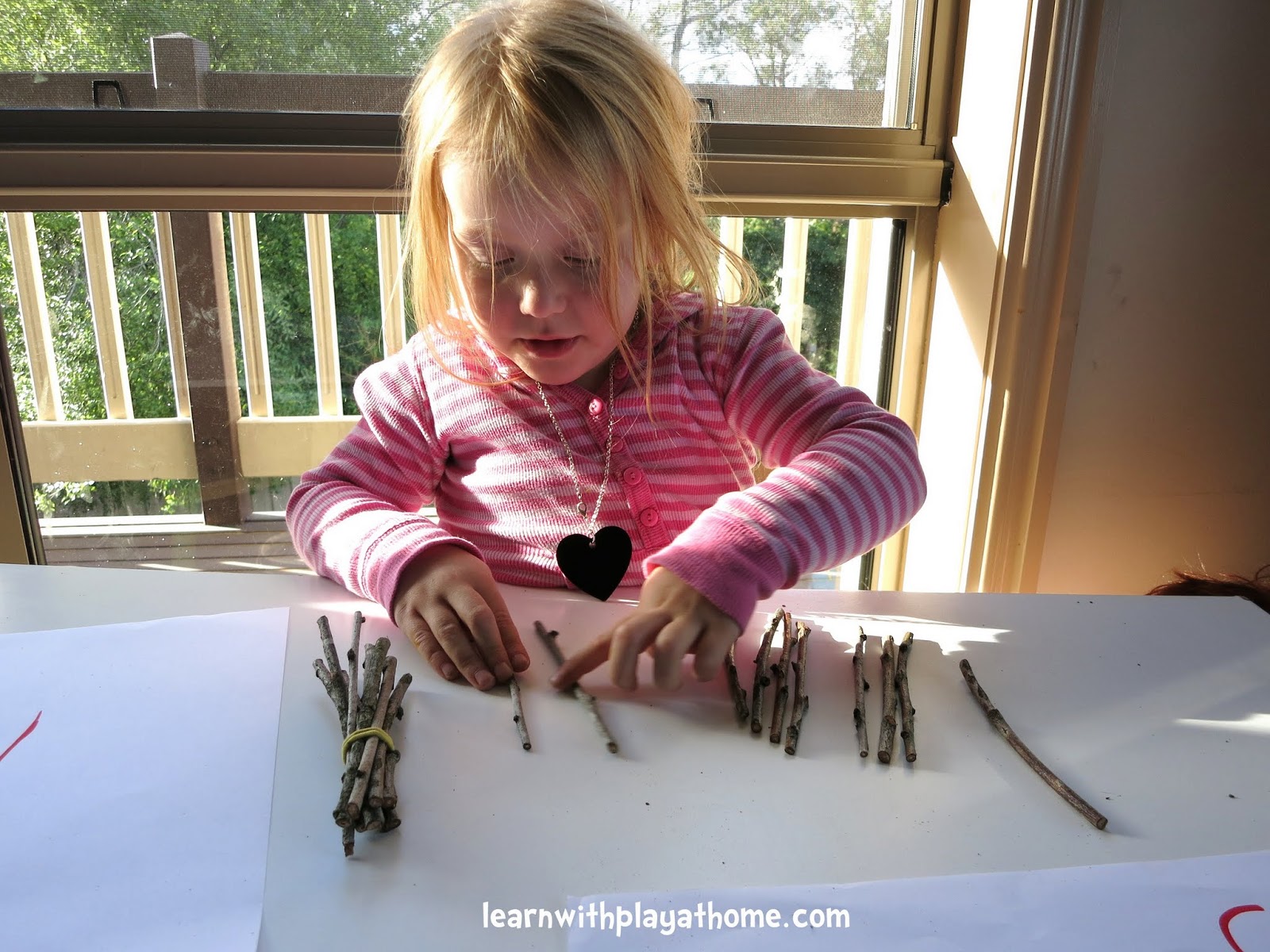 Learn with Play at Home: Counting and Grouping with Sticks. Playful Maths