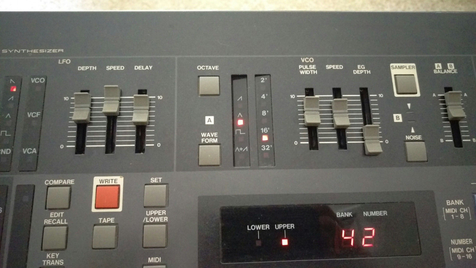 MATRIXSYNTH: Vintage Akai AX60 Programmable Polyphonic VCO Analog ...