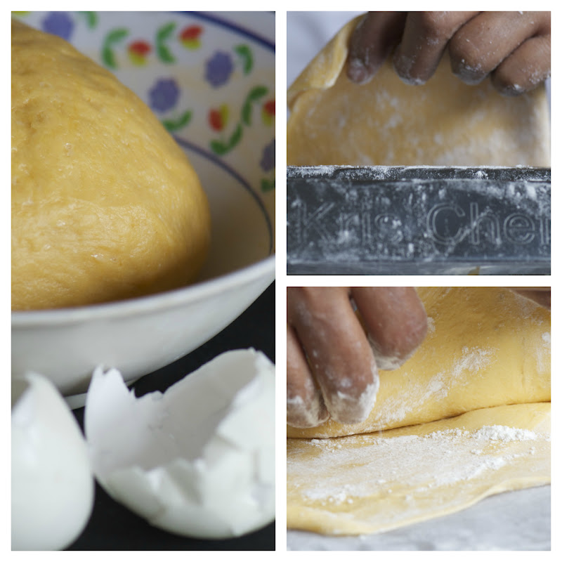 Indonesian Medan Food: Membuat Mie Telur ( How to Make Egg Noodles )