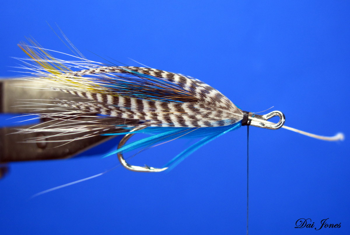 Flies step by step: Blue Charm, step by step.