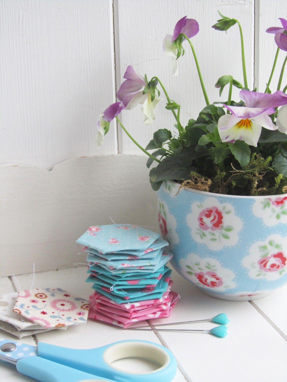 Helen Philipps: Hexagons, Flowers and Treacle Market