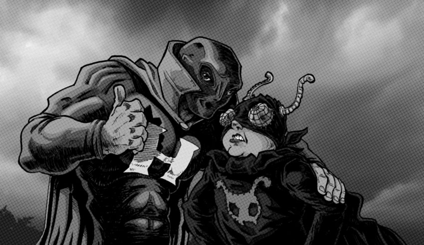 Erik Petri Illustration: The new villain in Antboy 6: Heros