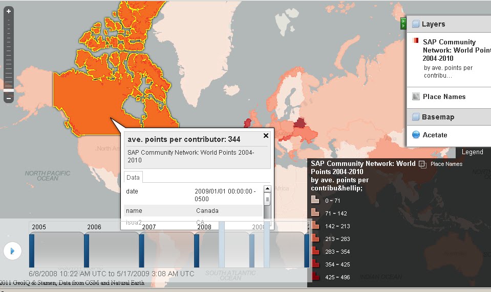 A Basis Life: Geocommons map of SCN Points