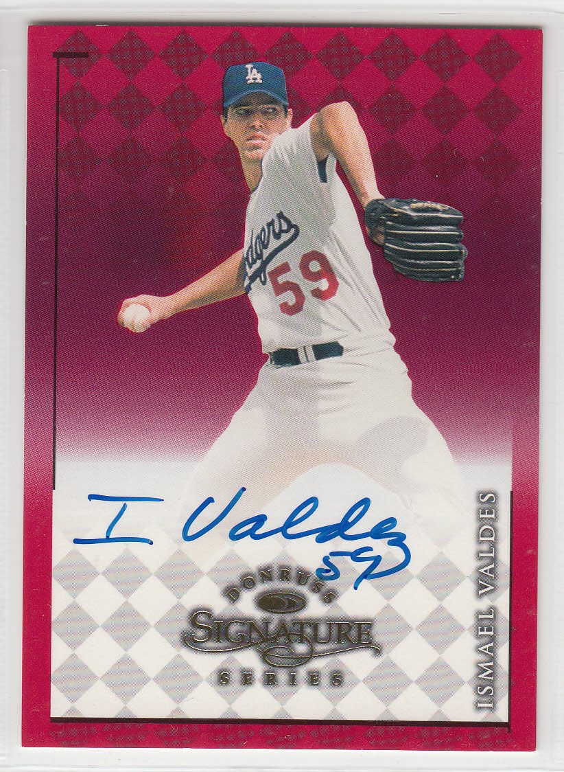 Dodgers Blue Heaven: Collection: Ismael Valdez Donruss Signature