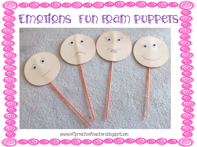 ESL/EFL Preschool Teachers: Feelings/ Emotions Theme