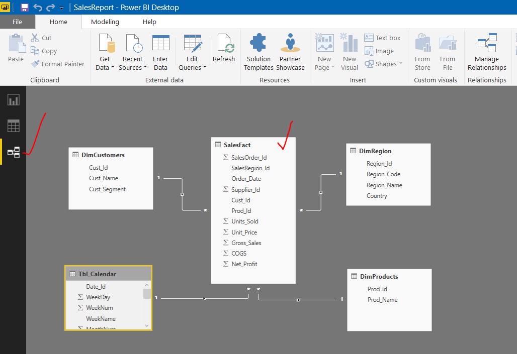How to create Relational Model and Manage Relationships in PowerBI ...