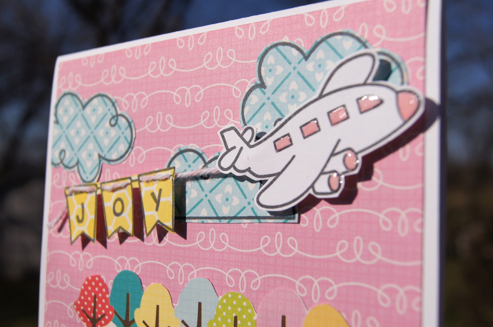 Kelly's Place: Girly Airplane card
