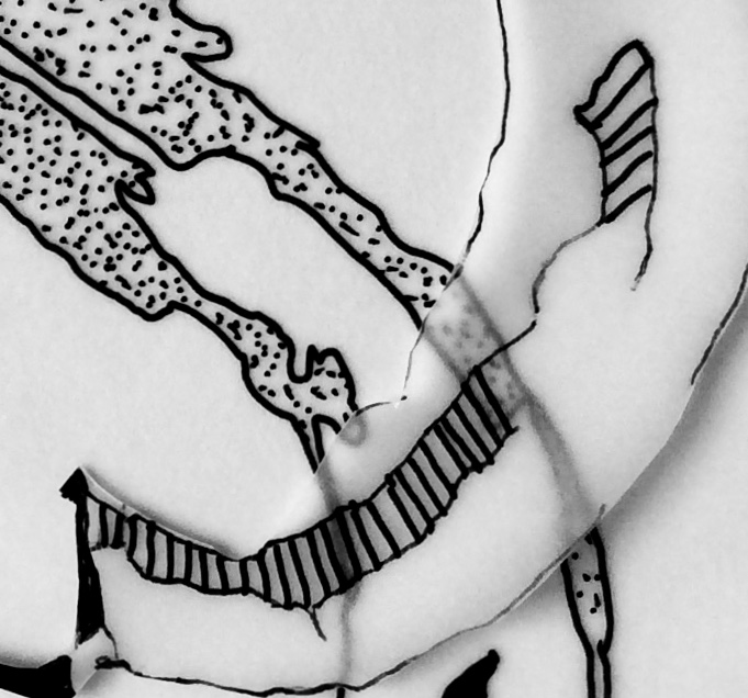 Charlton Stitcher: Random mark making and tracing