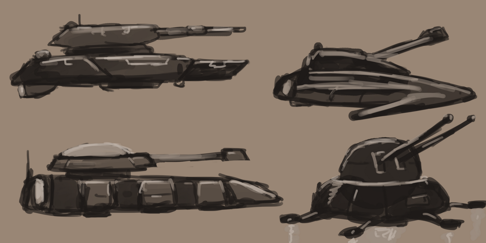 The Art of Mark Orr Jr.: Tank Thumbnails