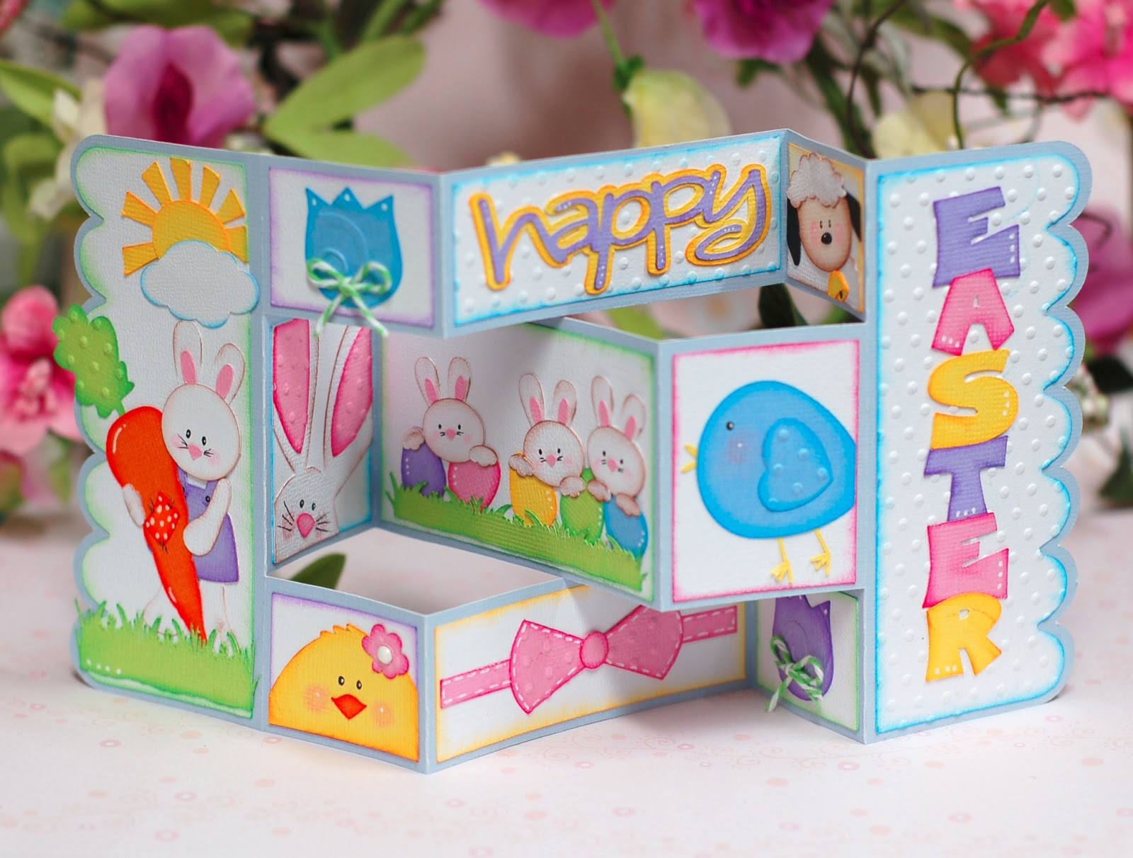 Paper Creations by Kristin: Happy Easter Tri-fold Card