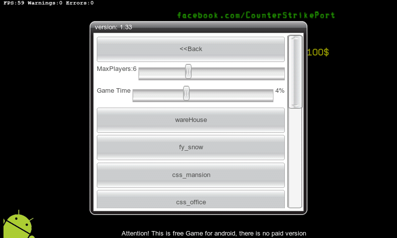 Way2counter-Strike: Counter-Strike 1.6 Android