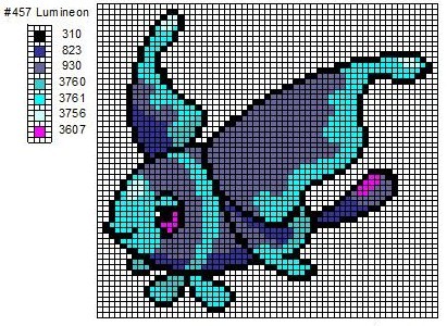 Crochet Fanatic: Pokemon 451-460: Skorupi, Drapion, Croagunk, Toxicroak ...