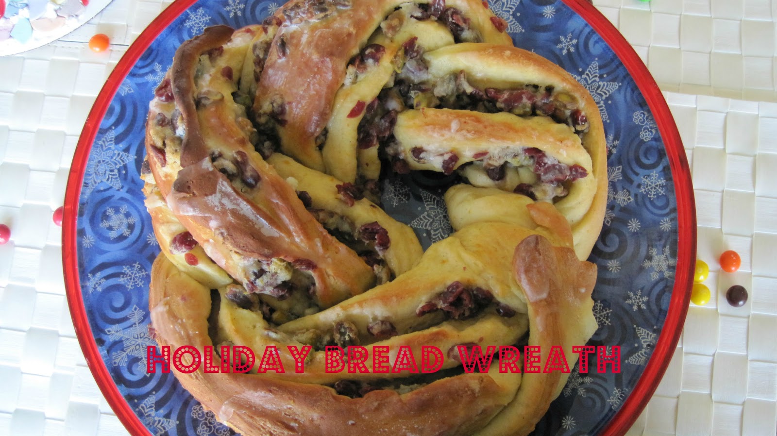 Holiday Bread Wreath! - At Home with Vicki Bensinger