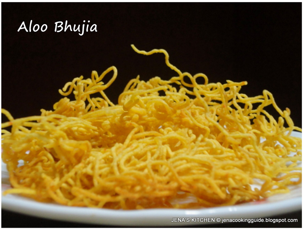 JenaCookingGuide: Aloo Bhujia | Potato Sev