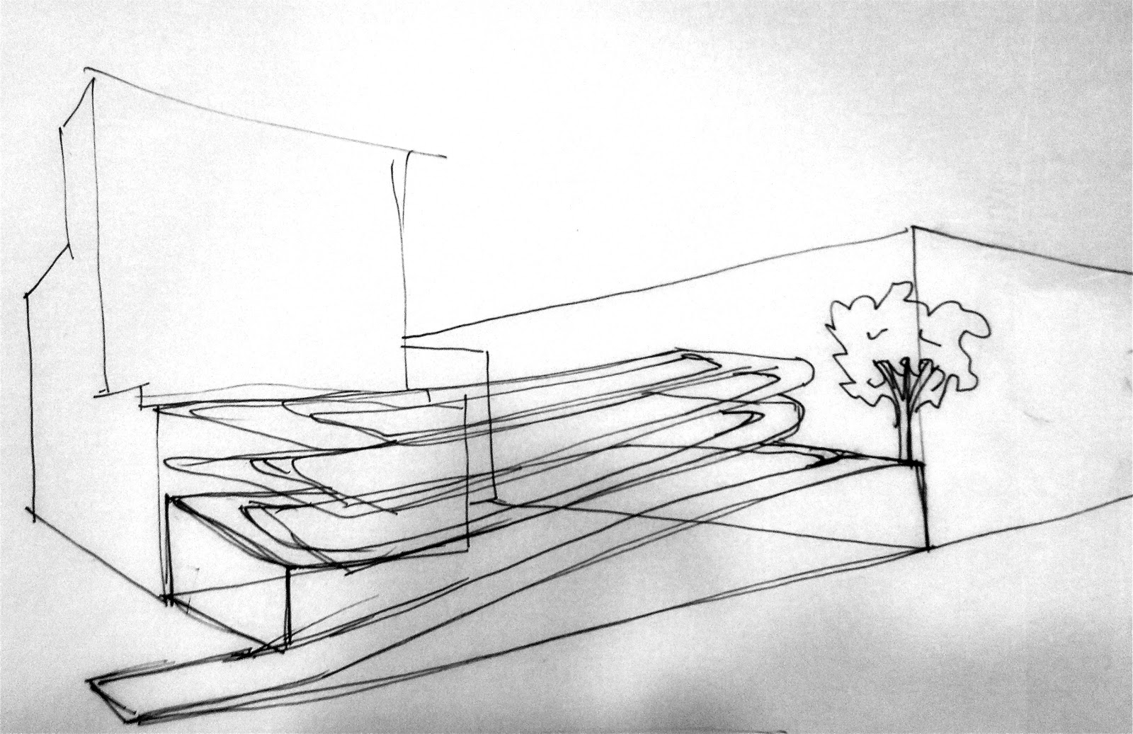 Architectural Design 8 - Project Development: Week 13 - Process Sketches