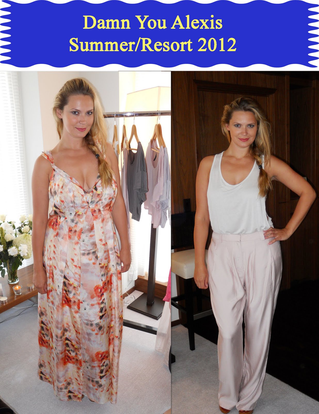 ALISSA ON THE SCENE: EXCLUSIVE DAMN YOU ALEXIS SUMMER/RESORT 2012 ...