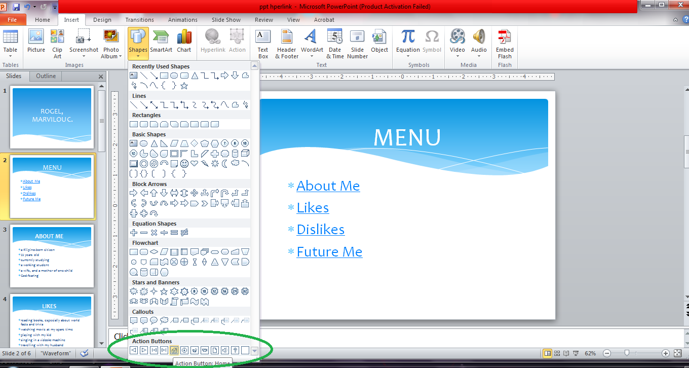 Creating a Hyperlink in a PowerPoint Presentation: Creating a Hyperlink ...