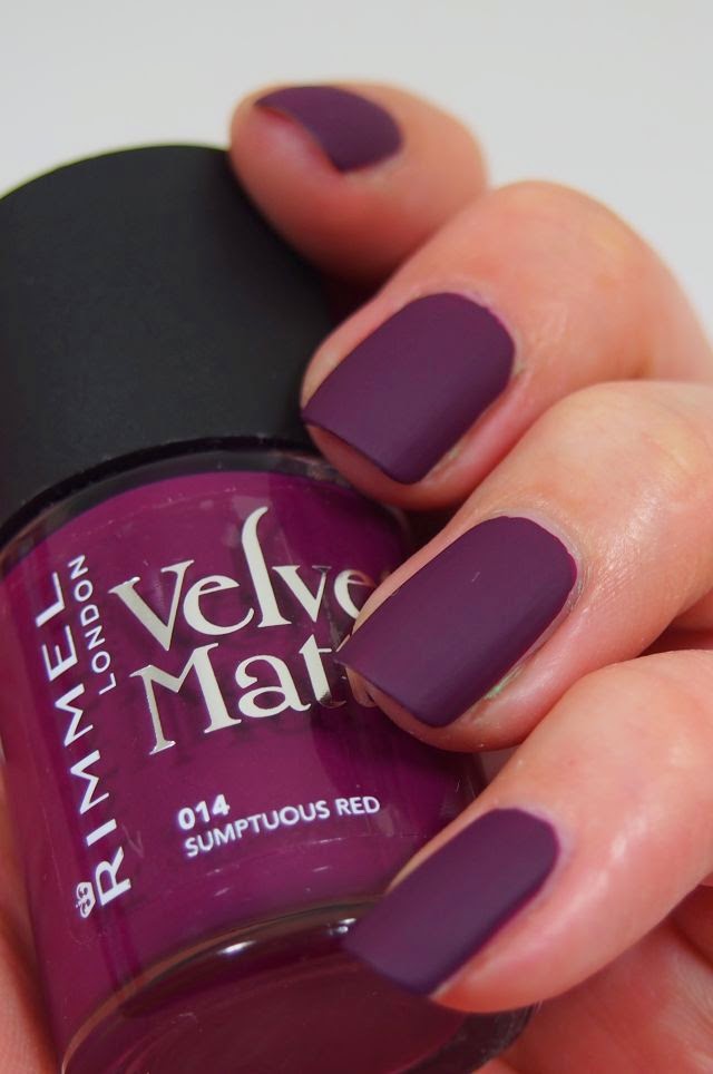Did someone say nail polish?: Rimmel London Velvet Matte ~ Sumptuous Red