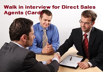 Walk in interview for Direct Sales Agents (Card) - Amj International ...