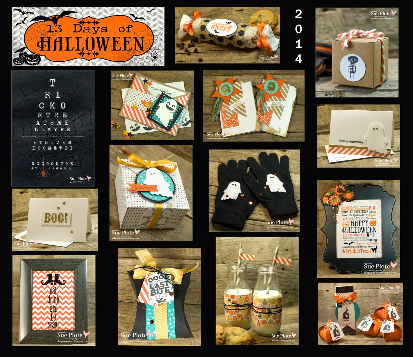 this pink rooster: 13 Days of Halloween - Day 13!