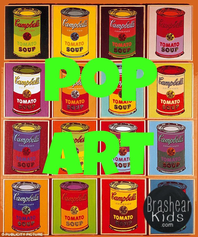 The Brashear Kids: Pop Art Block Printing