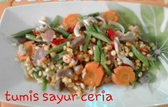 Tumis Sayur Ceria - Ratrie's Note