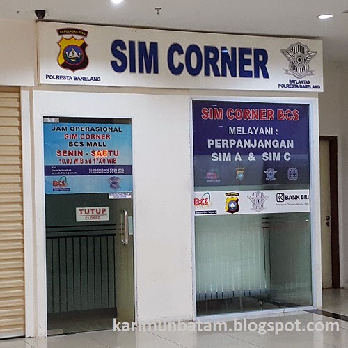 Cara Memperpanjang SIM (Surat Izin Mengemudi) di SIM Corner BCS Mall ...