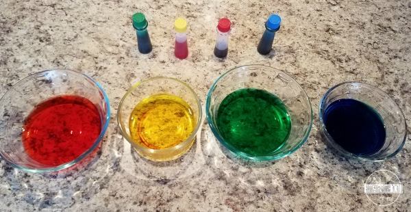 Rainbow Density Science Experiment