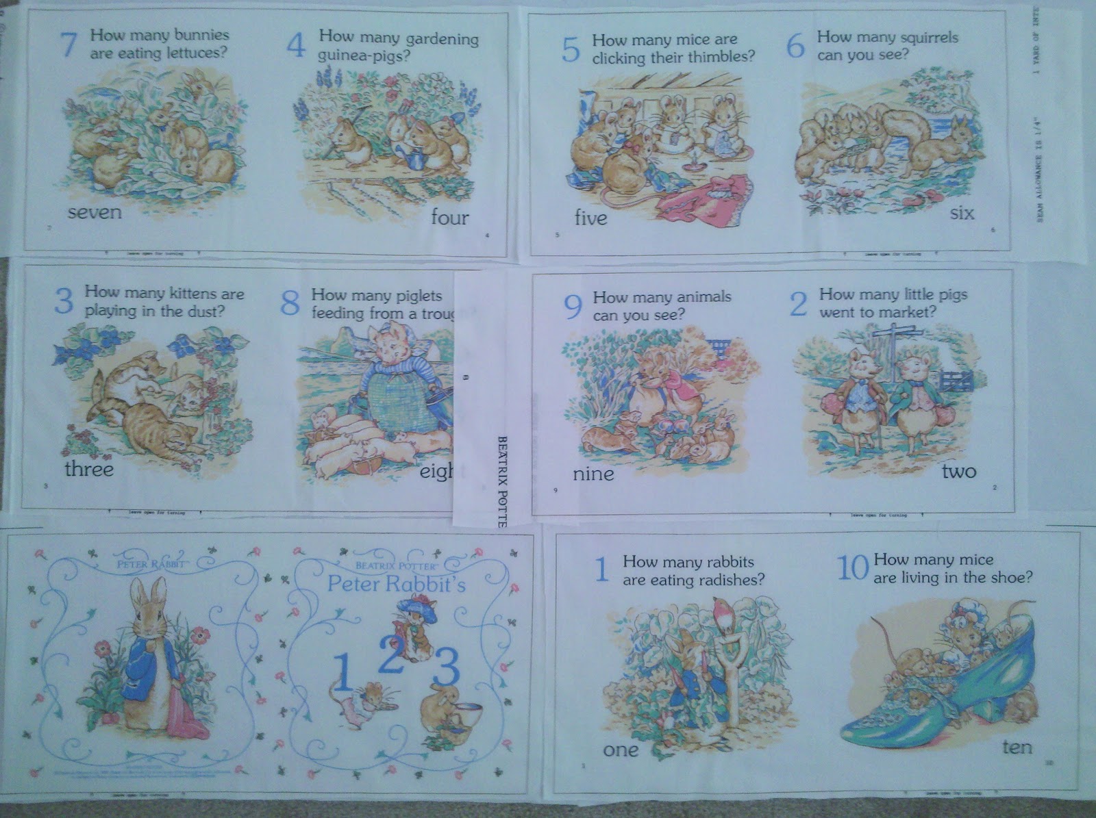 PURPLE SAGE ORIGINALS: Baby's First Cloth Book ~ Peter Rabbit and Friends