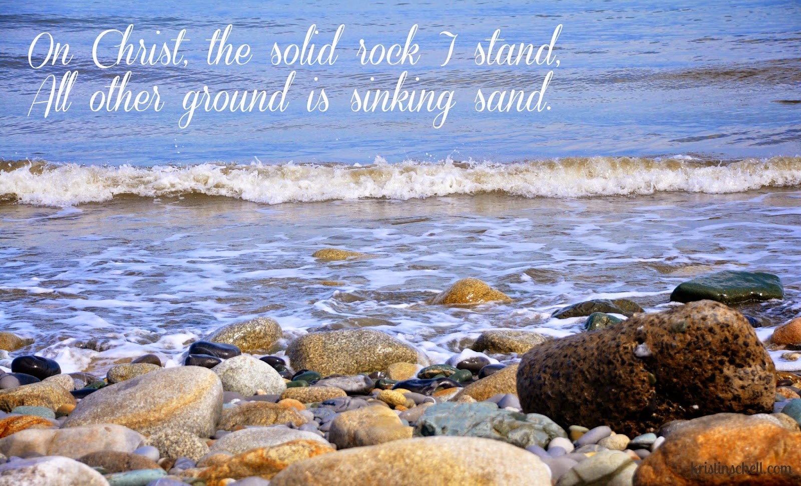 On Christ, the solid Rock, I stand...