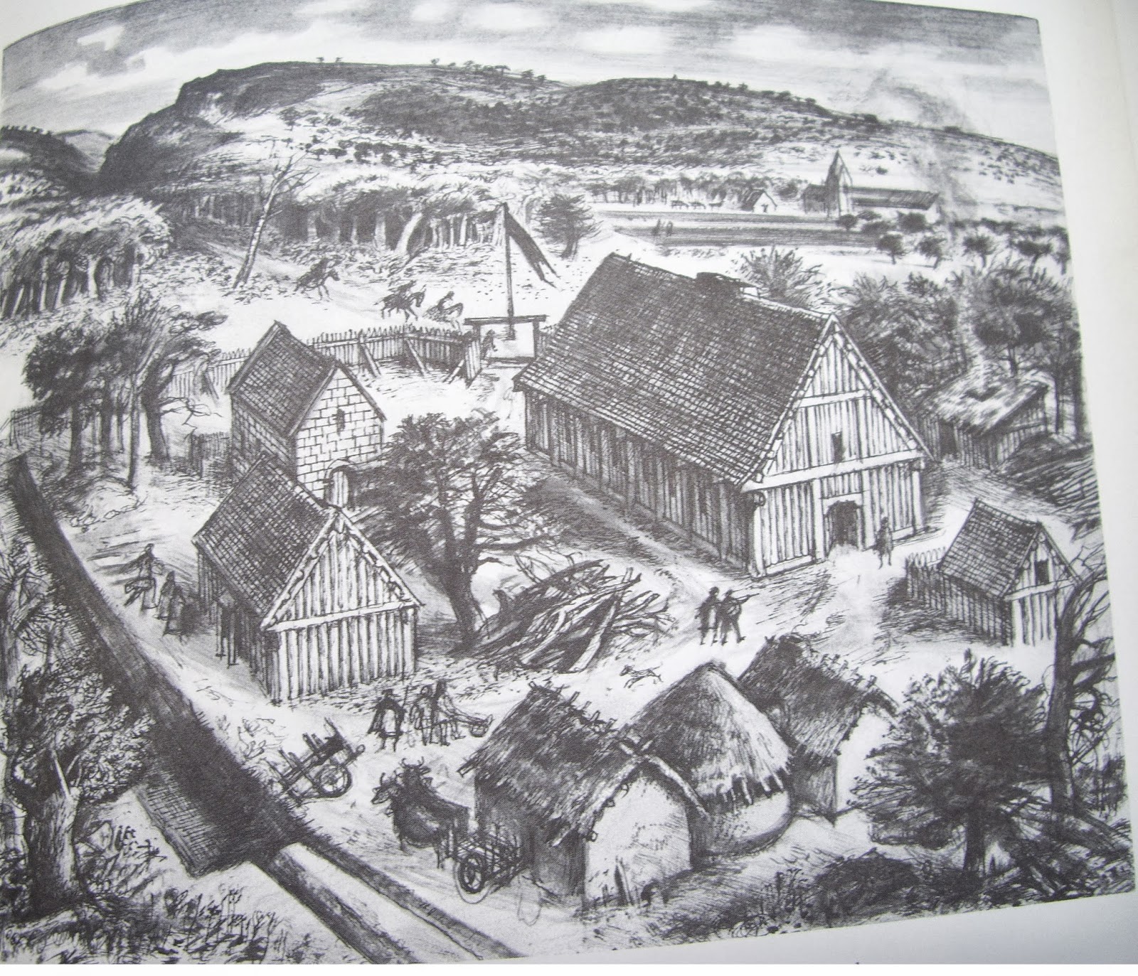 something of the chameleon: Alan Sorrell Part III 'Saxon England'