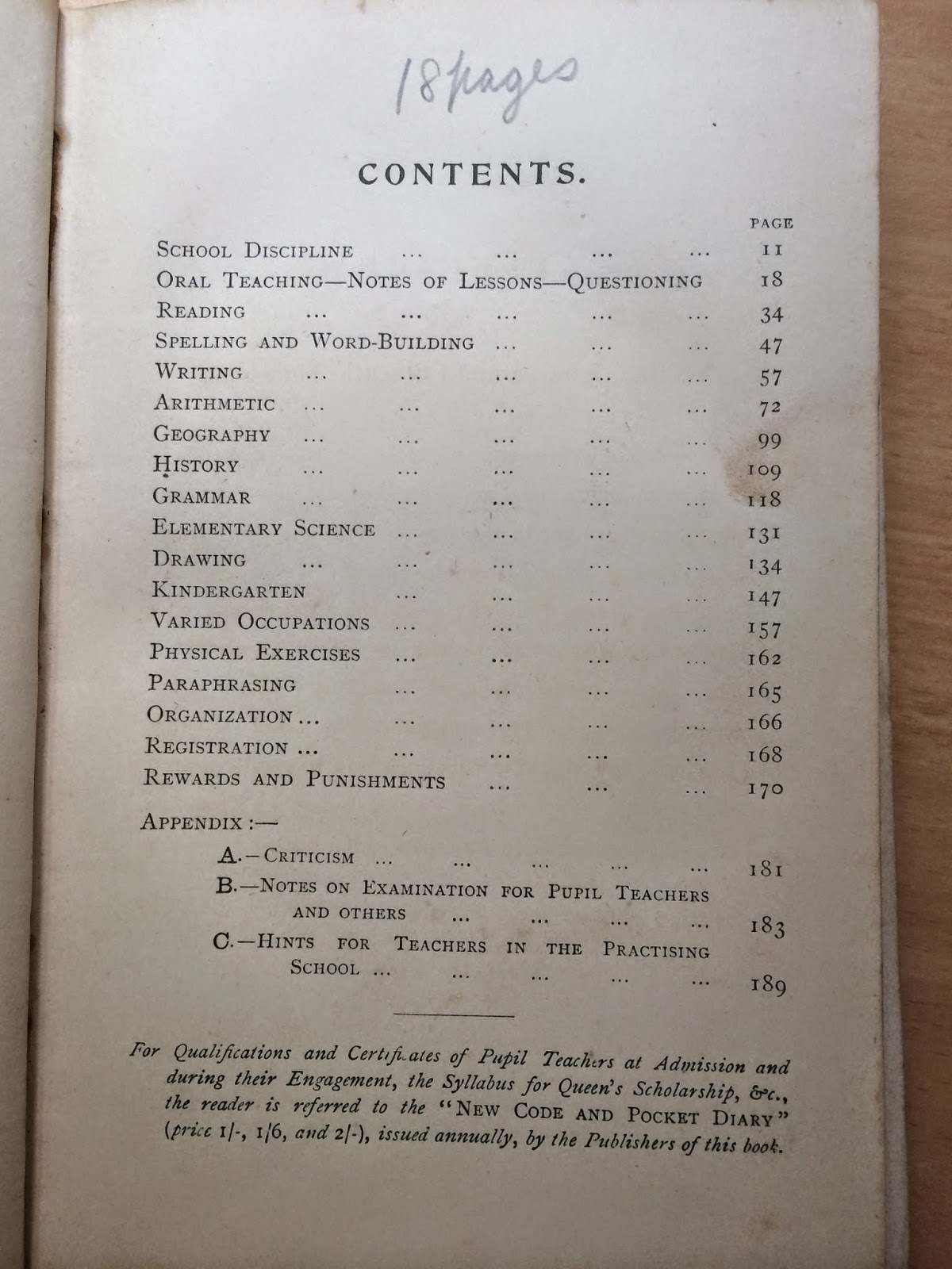 the book worm: School Method - teaching reading in the 1800s