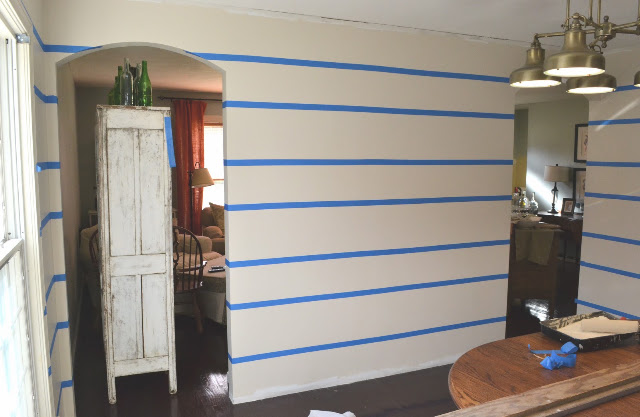 the hill house: Striped wall how-to