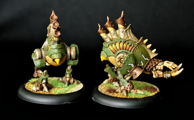 KRYPTA KRÓLÓW: Warmachine Cryx Deathripper & Defiler Bonejacks