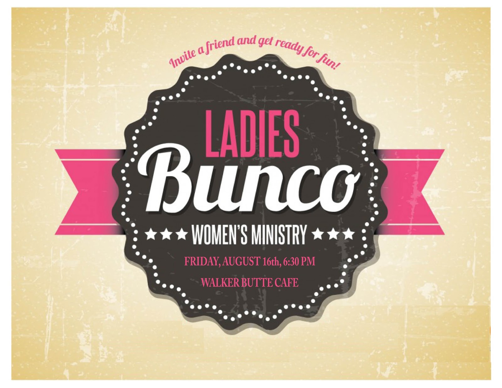 Epic Women: Believe*Remain*Trust: Ladies Bunco Night
