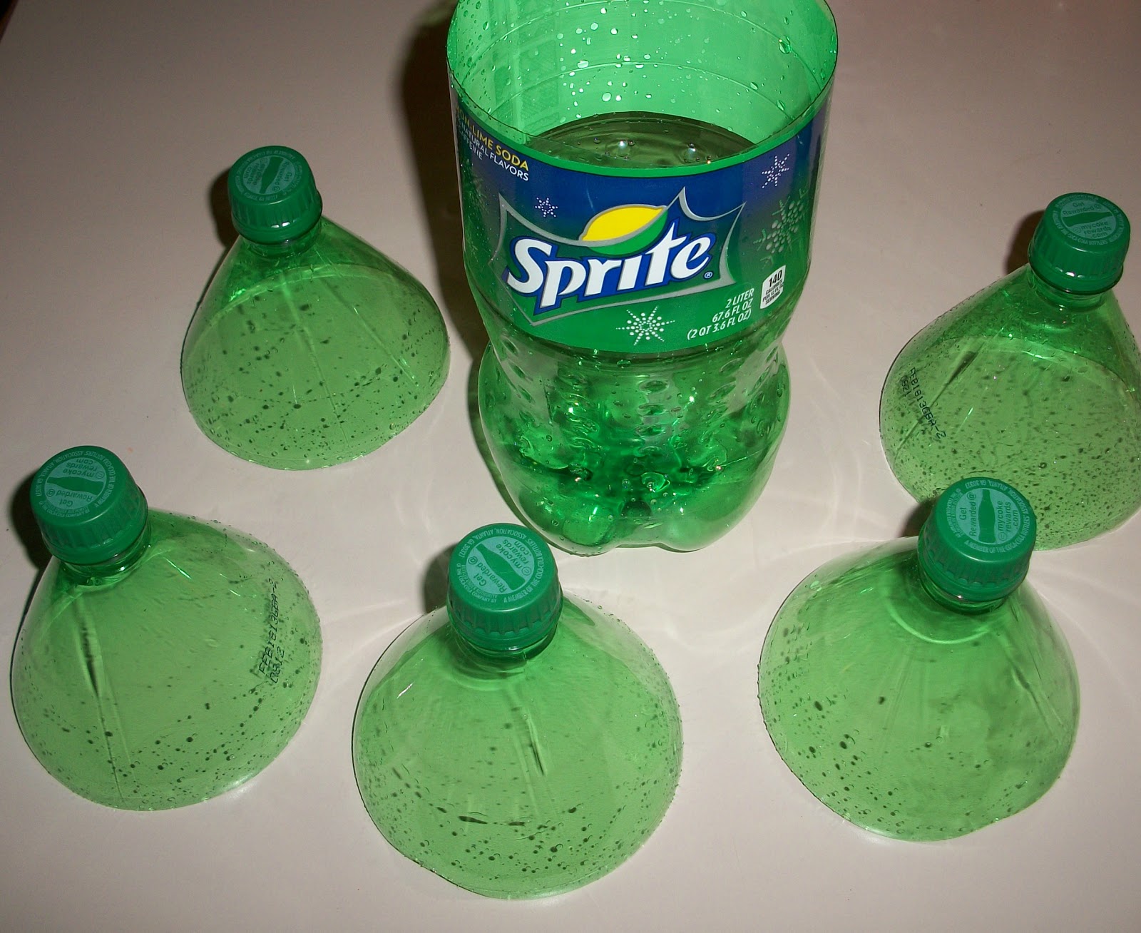 Hey Mommy, Chocolate Milk: Sprite Bottle Mini Trees