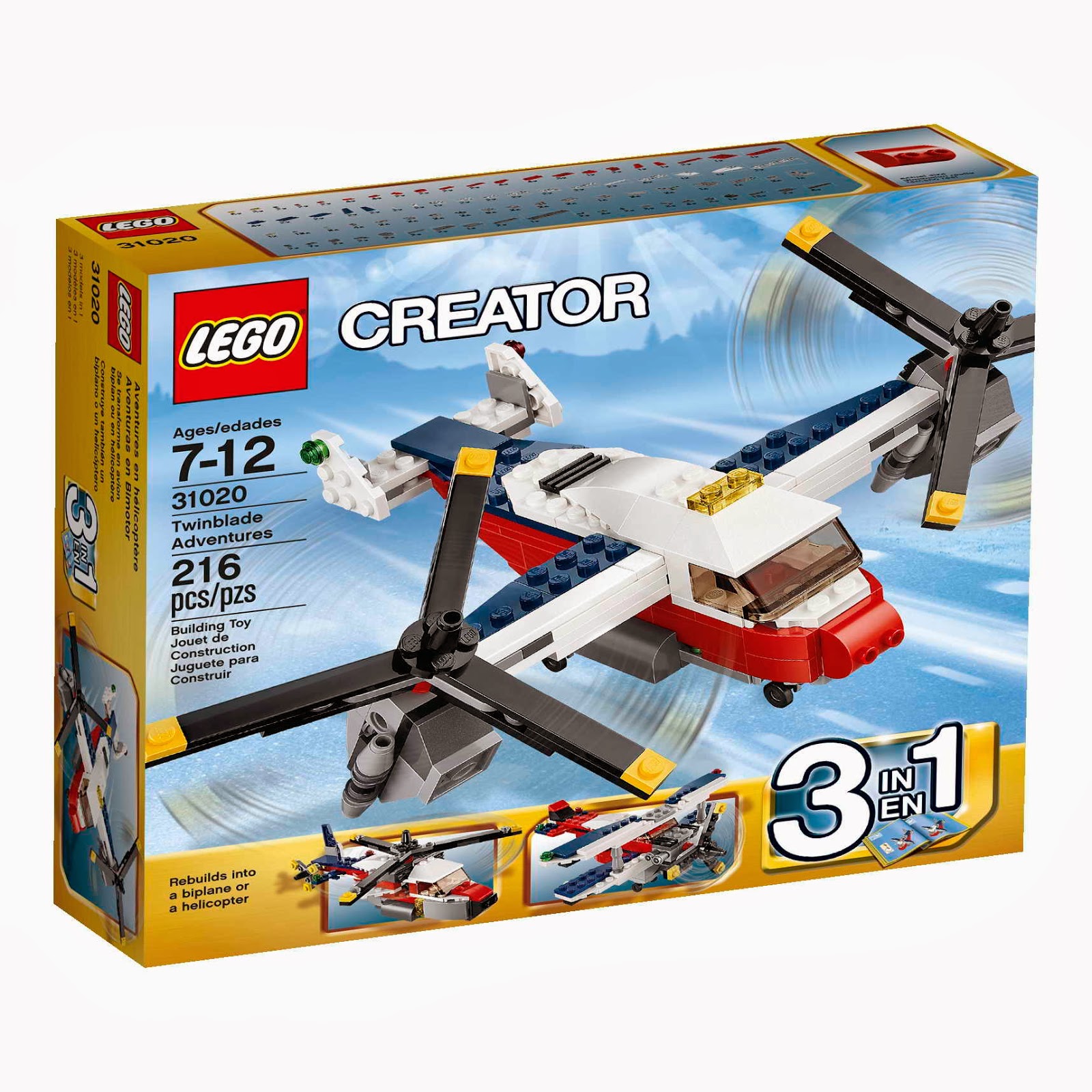 LEGO gosSIP: 131113 LEGO 31020 Twinblade Adventures box art and picture