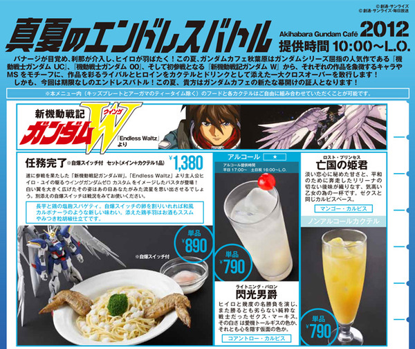 GUNDAM GUY: Gundam Cafe (Akihabara, Japan) - New Summer Menu
