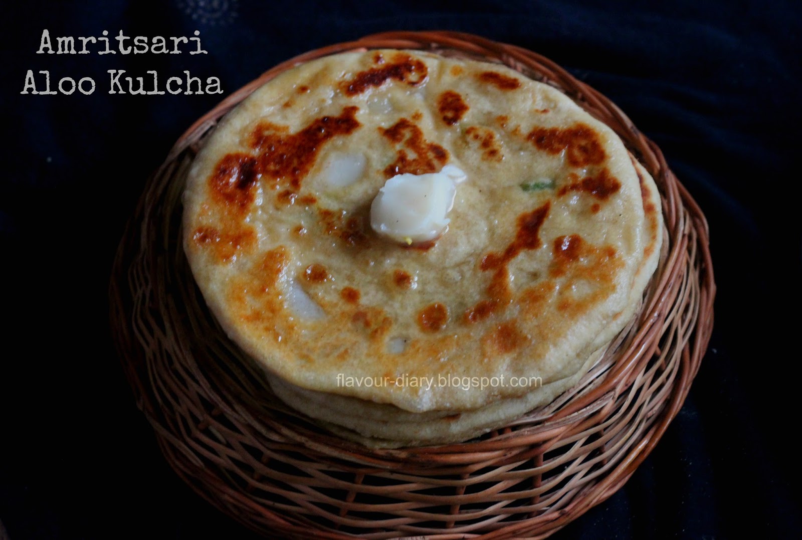 Flavour Diary: Amritsari Aloo Kulcha Recipe- Indian Flat Bread with ...