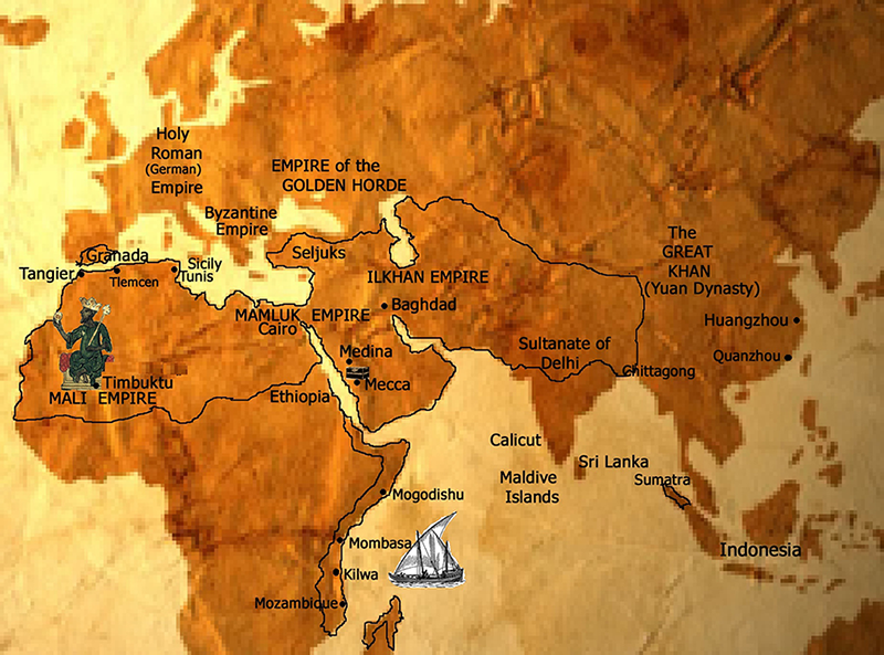 Ibn Battuta's Rihla a journey around the muslim world