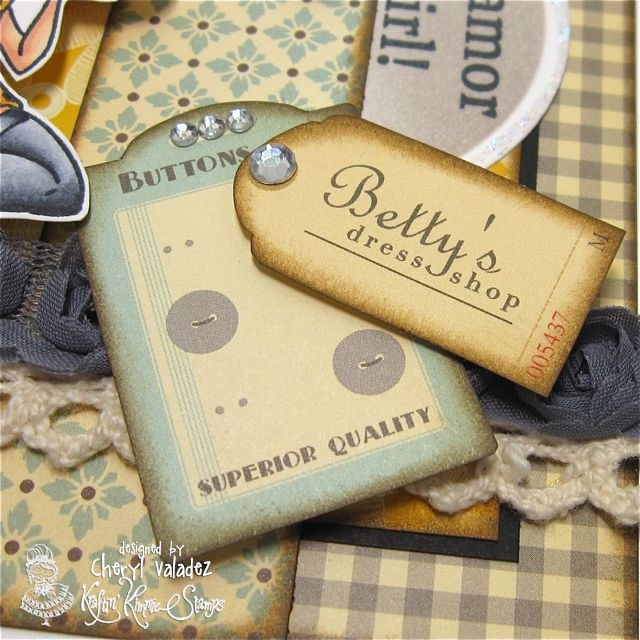 The Ink Trap: Challenge #123 at Kraftin' Kimmie Stamps: Tags!