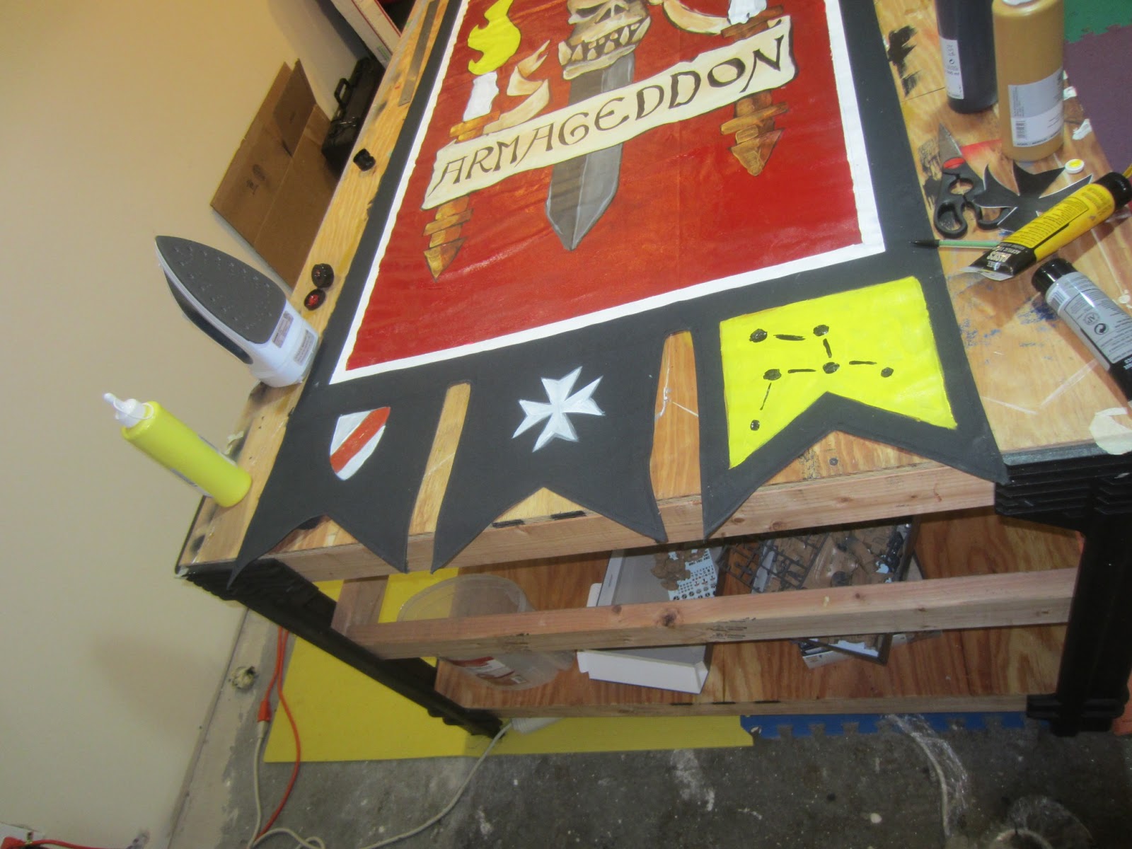 The Blood Angels: by Jawaballs: Black Templars Armageddon Crusade Banner