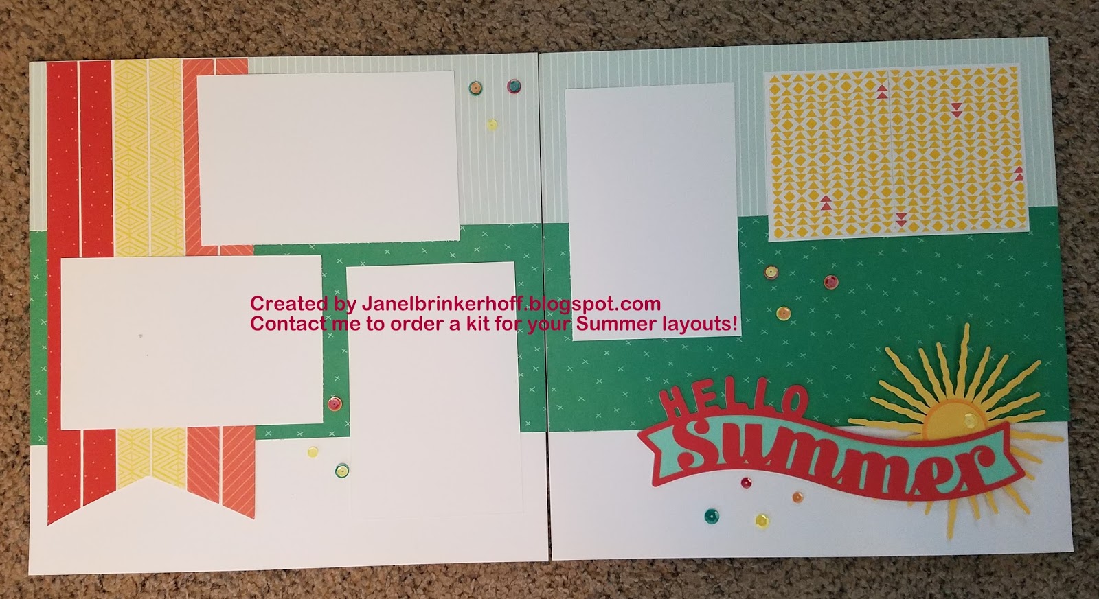 Janel's Creative Corner: Your Summer layouts will look so "hot" on ...